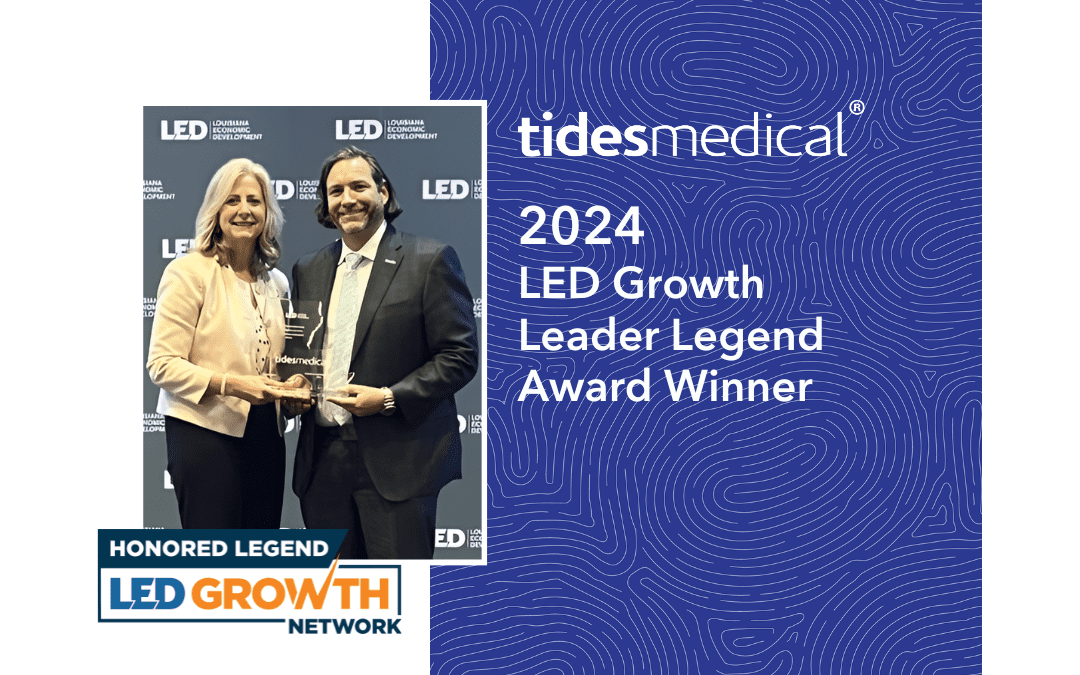 Tides Medical Recognized as Growth Leader Legend by Louisiana Economic Development - Tides Medical